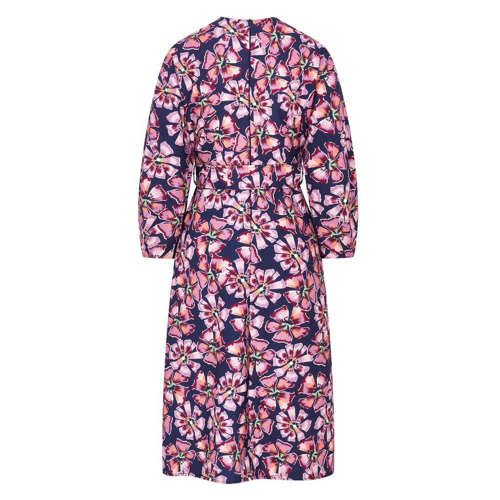 Loom London Women's Maeve Dress Navy & Pink